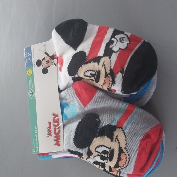 Disney | Accessories | Disney Mickey Mouse Toddler Ankle Socks ...